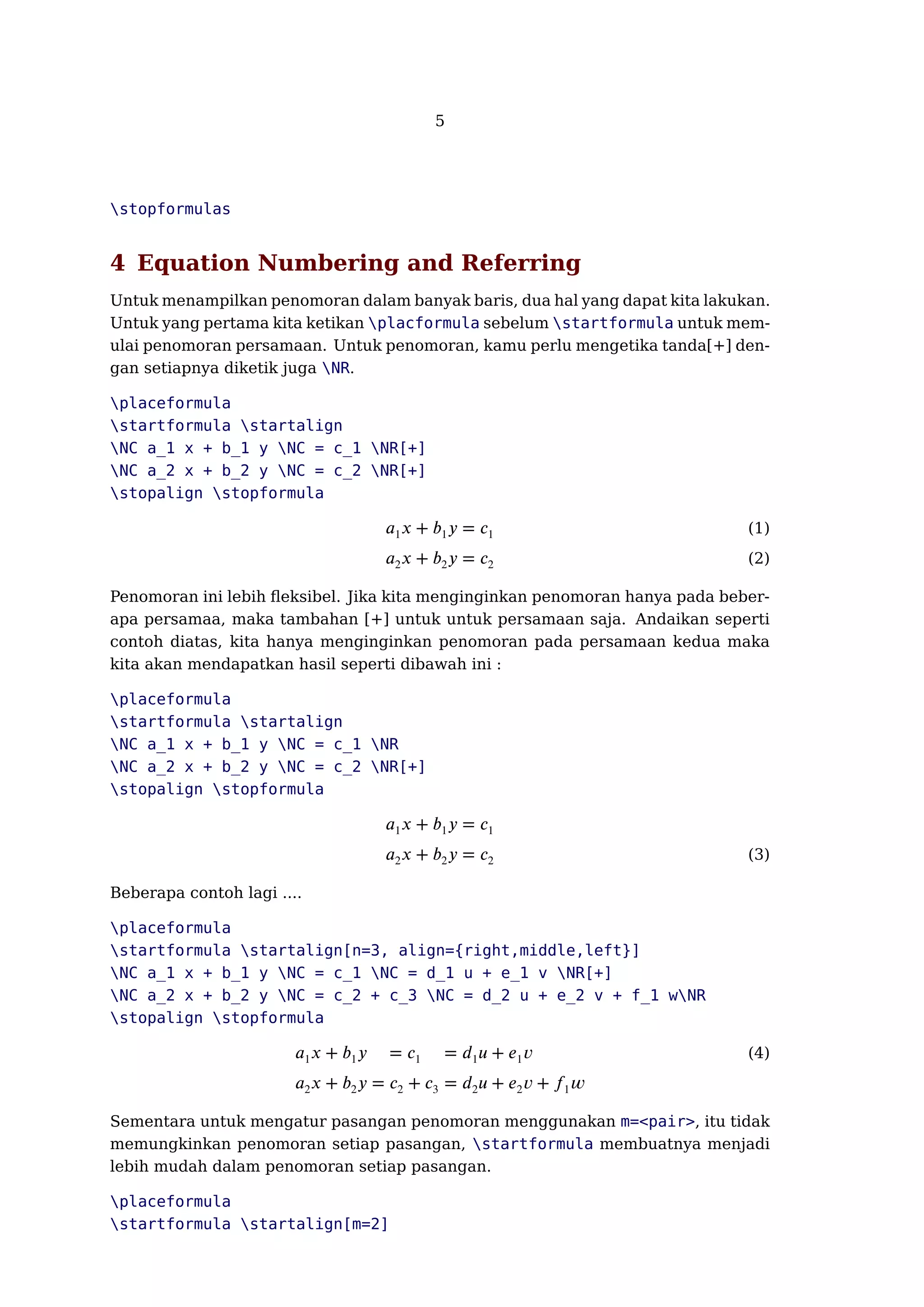 Math align in ConTeXt | PDF