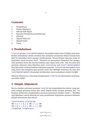 Math align in ConTeXt | PDF