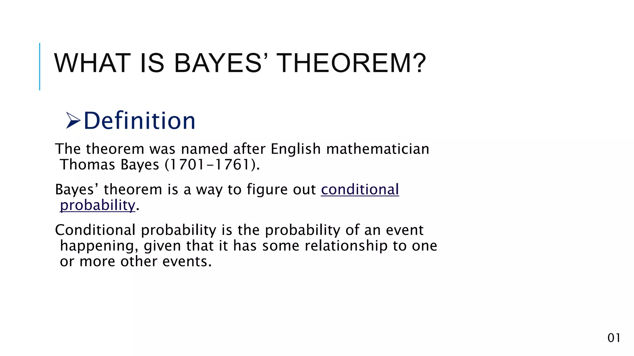 Mathematica Analysis- Bayes theorem | PPT | Free Download