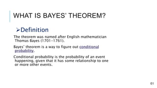 Mathematica Analysis- Bayes theorem | PPT