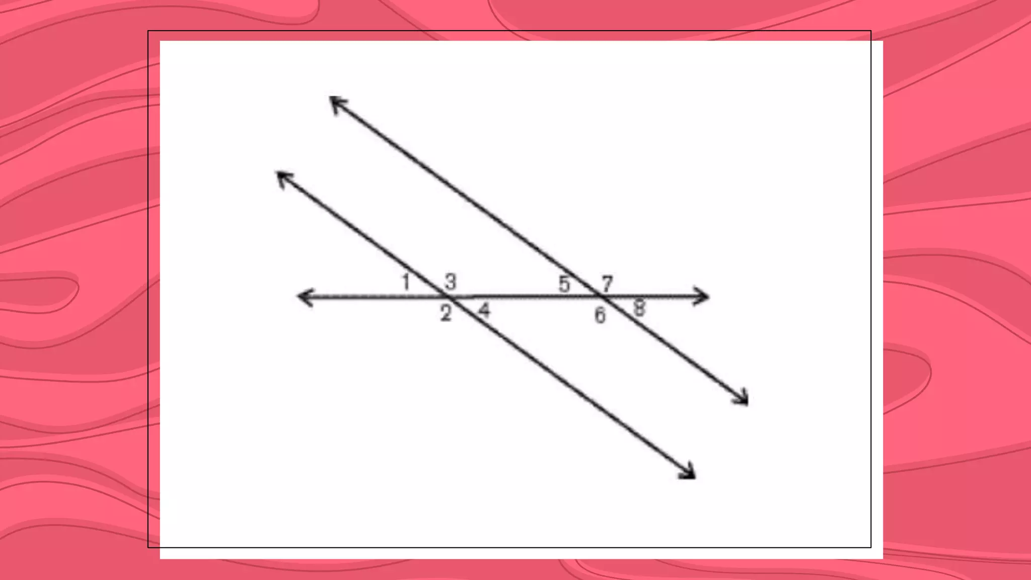 Parallel lines cut by a transversal | PPTX