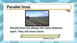 Parallel lines cut by a transversal | PPTX