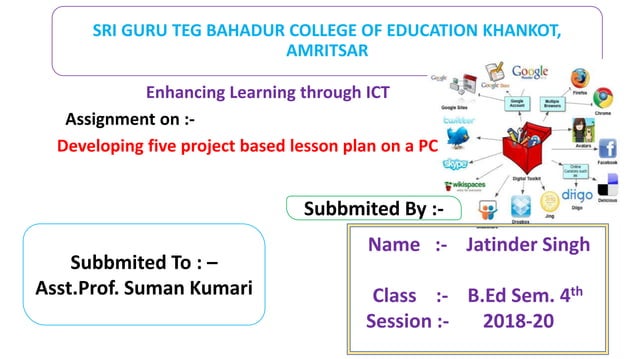 Math and eco ict lessons | PPT