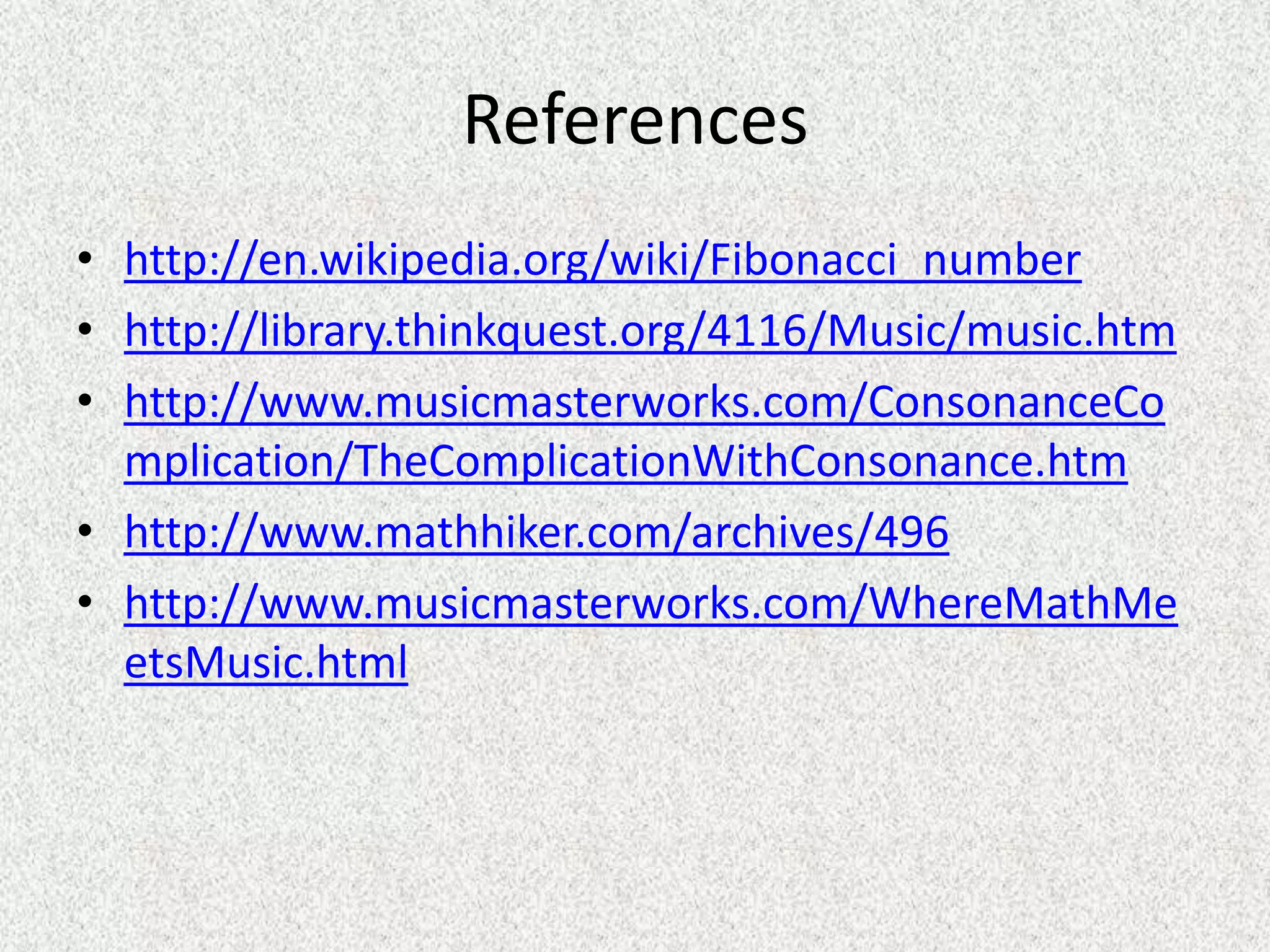 Math and Music | PPTX