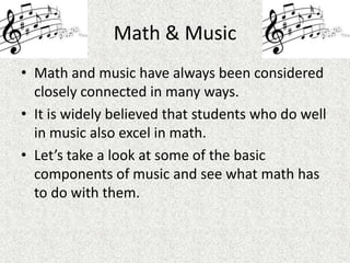 Math and Music | PPTX