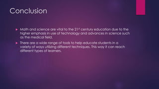 Math and science 21st century project | PPTX