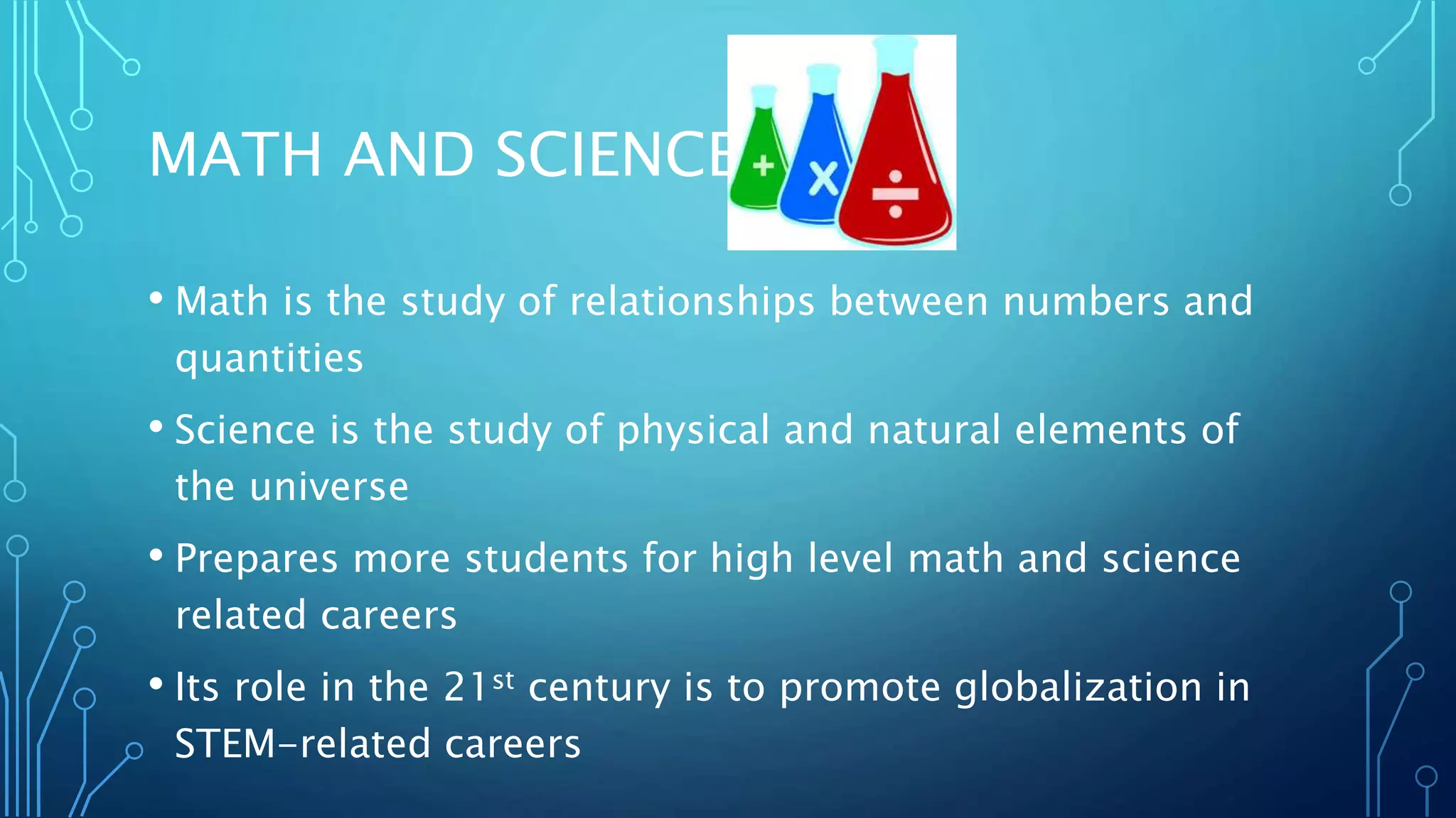 Math and science pillar | PPT