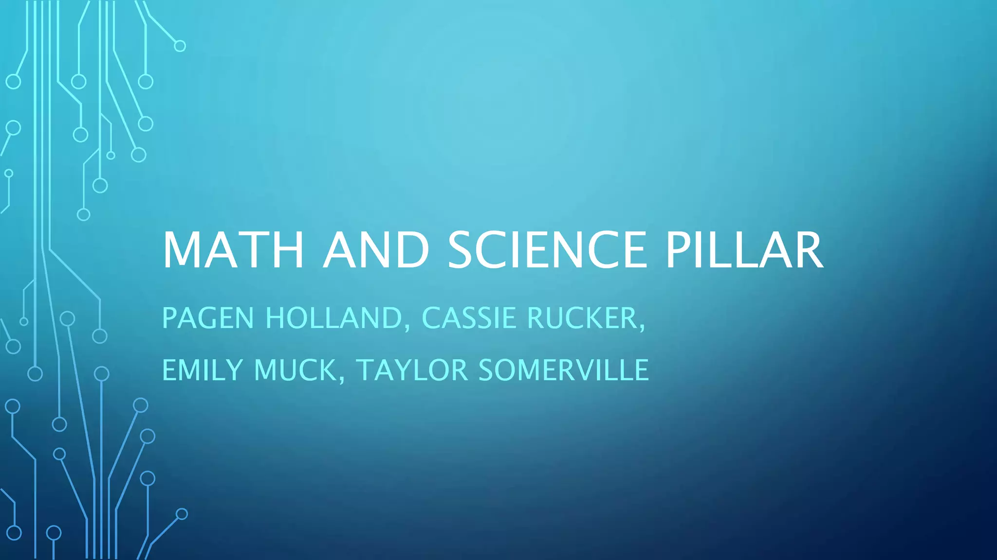 Math and science pillar final | PPTX