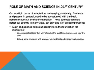 Math and science pp | PDF