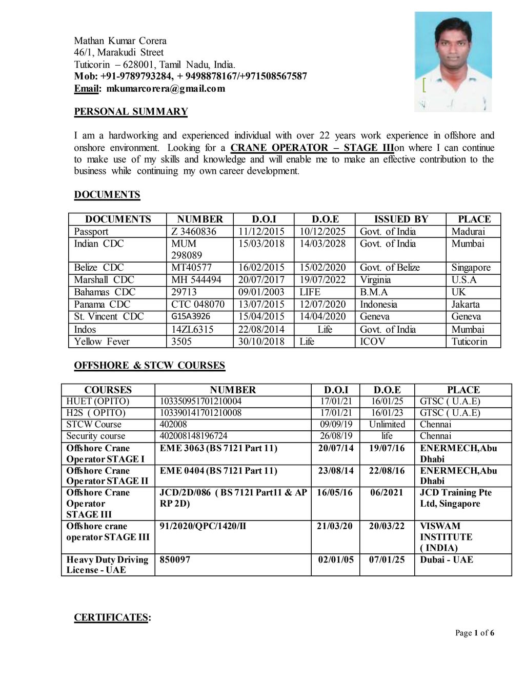 Mathankumar - Crane Operator Stage 3 (III) Updatedcv.docx