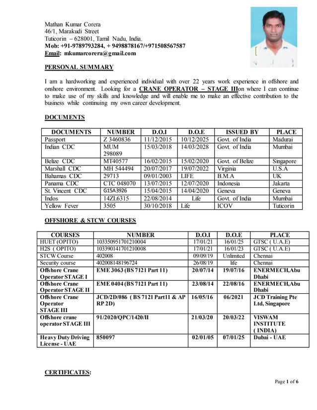 Mathankumar - Crane Operator Stage 3 (III) Updatedcv.docx