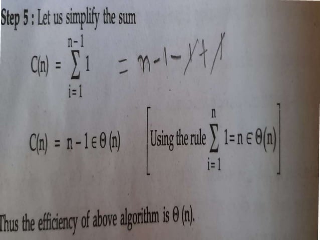Mathematical Analysis of Non-Recursive Algorithm. | PPTX