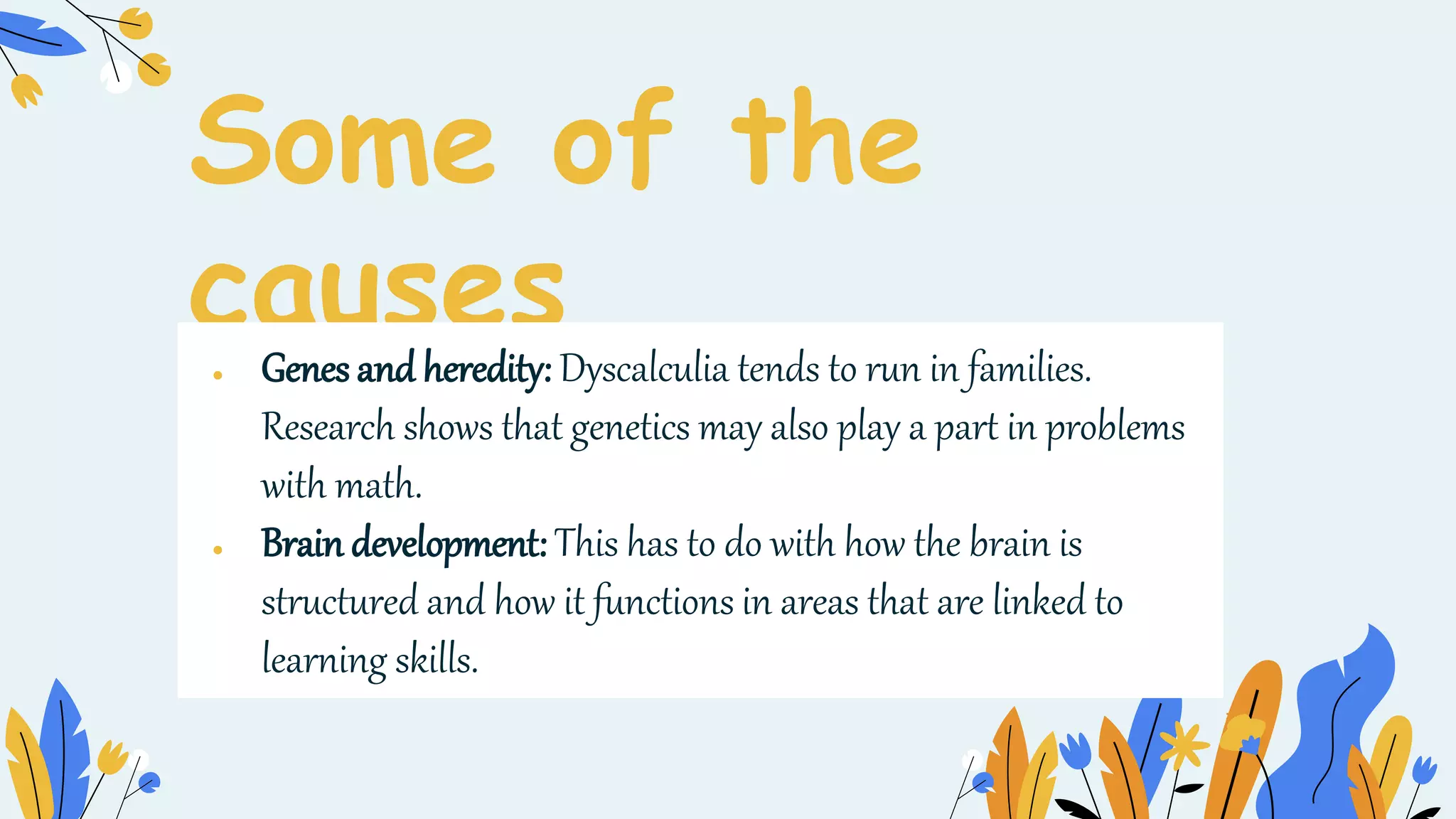 Math anxiety and Dyscalculia.pptx