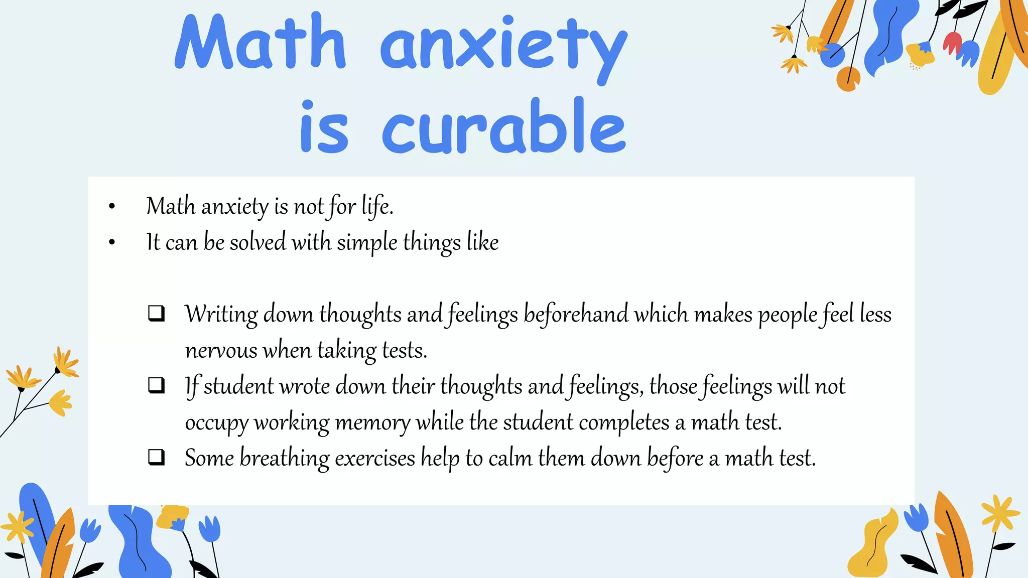 Math anxiety and Dyscalculia.pptx