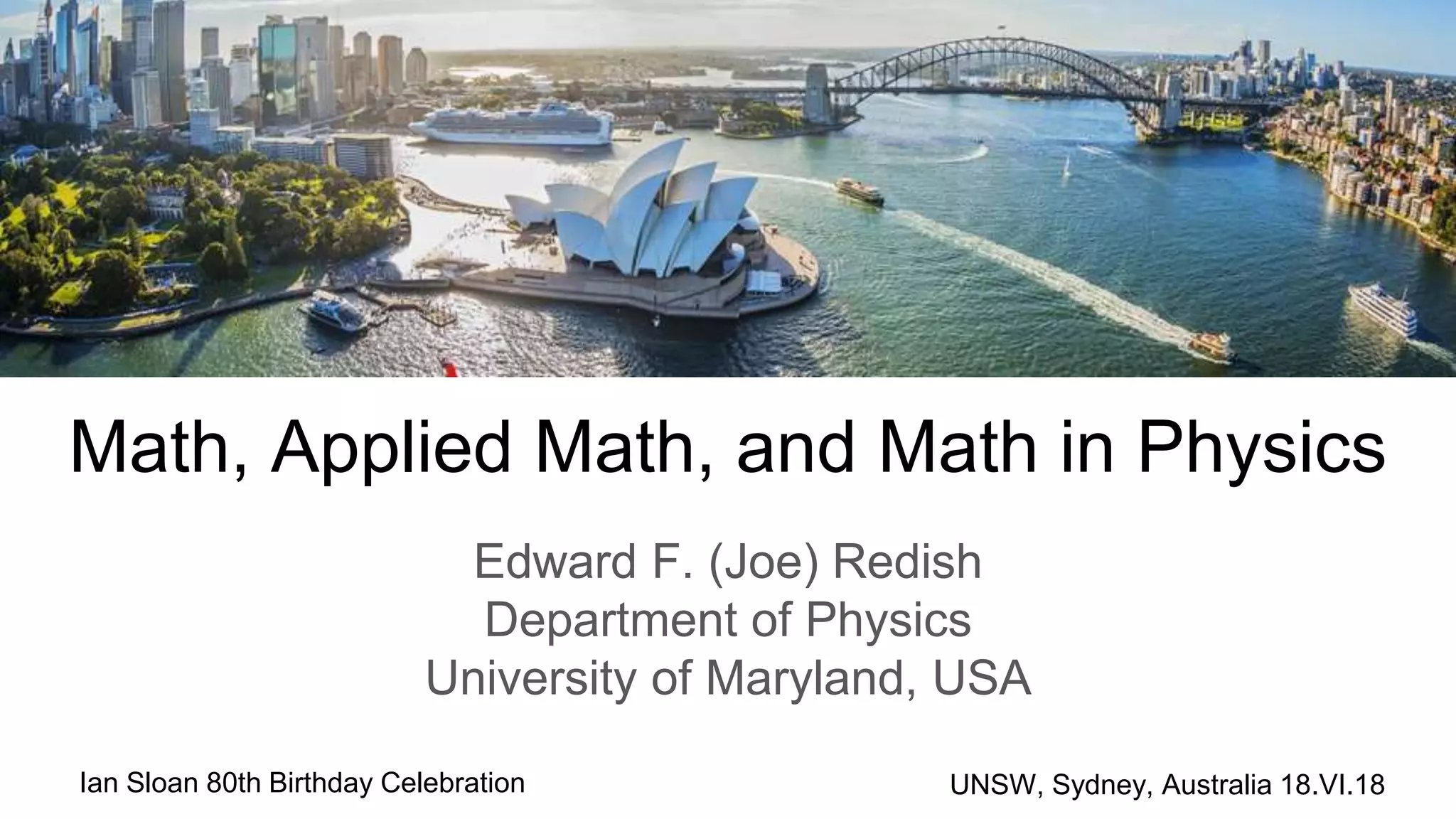 Math, applied math, and math in physics | PPTX