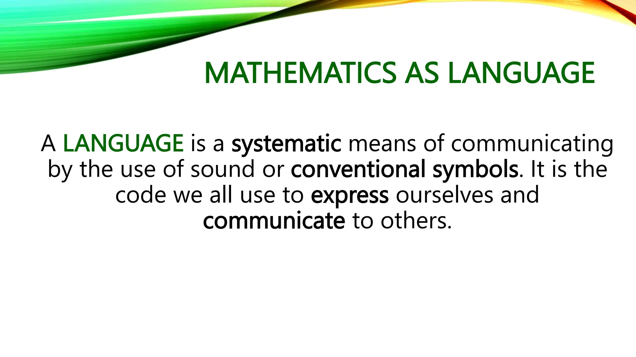 Math in the modern world math as a language.pptx