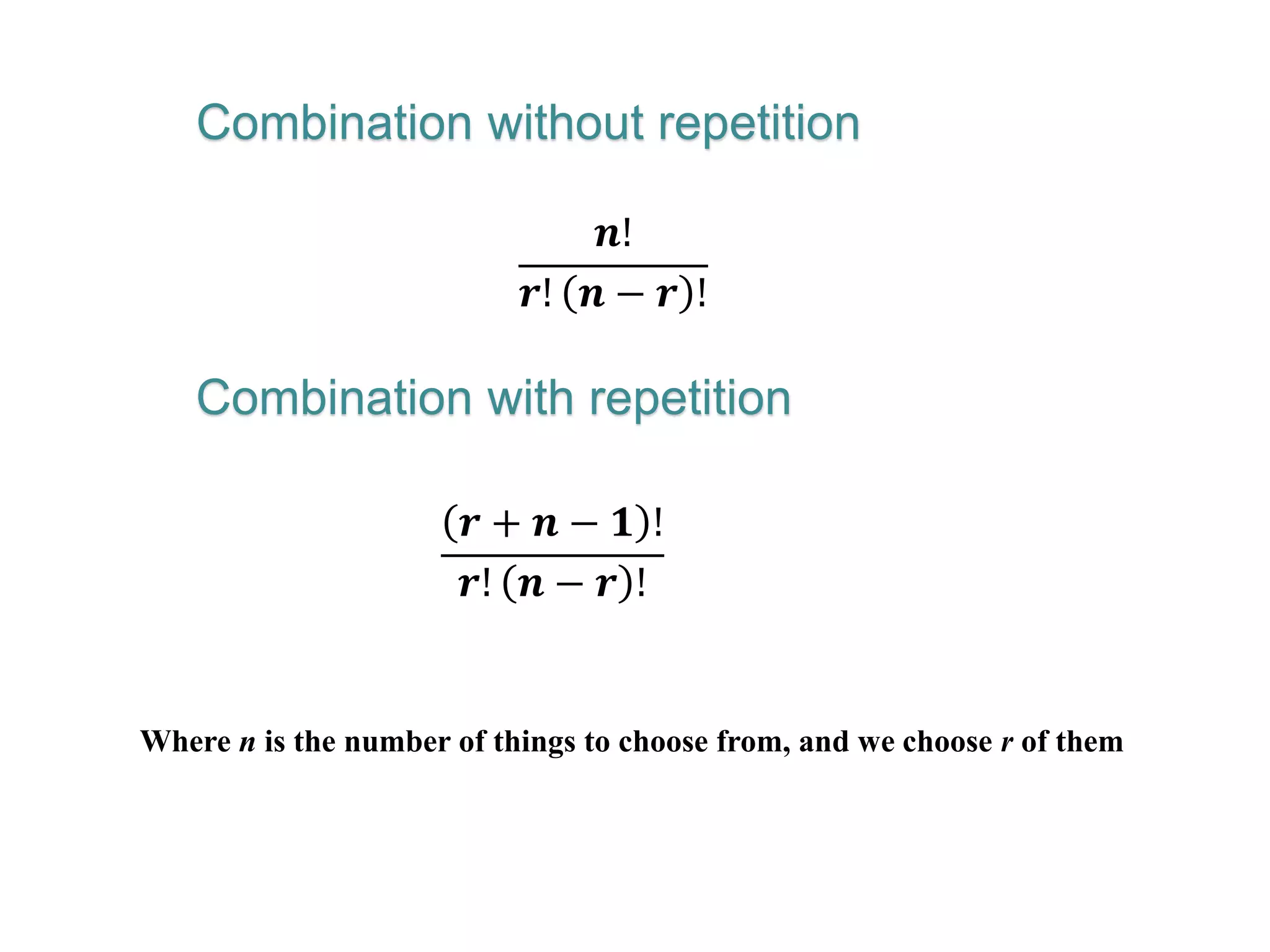 permutation & combination | PPTX