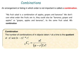 permutation & combination | PPT