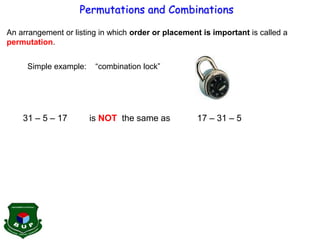 permutation & combination | PPT