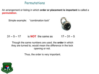 permutation & combination | PPT