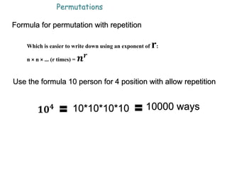 permutation & combination | PPT