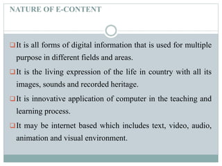 Script writing for e-content | PPTX