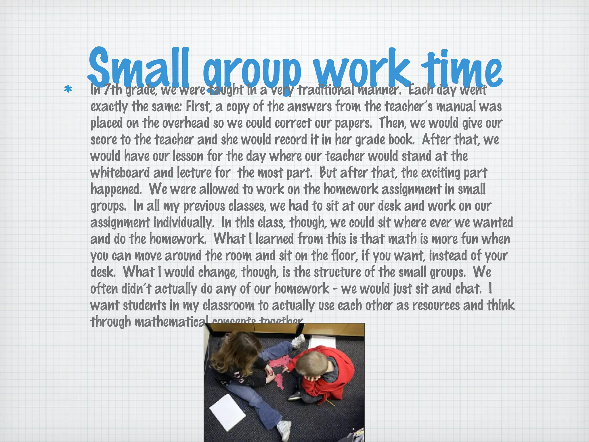 Math Autobiography | PPT