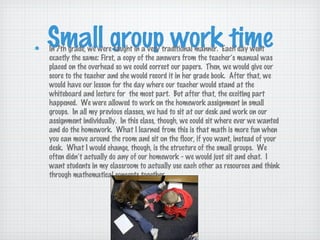 Math Autobiography | PPT