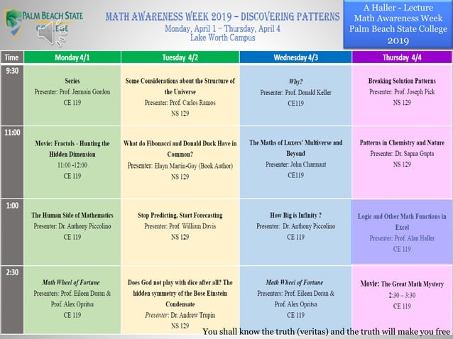 Math awareness 2019 | PPT