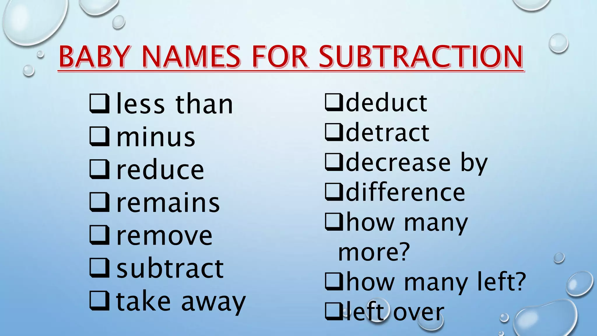 Math basic operations | PPTX