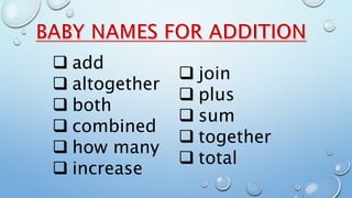 Math basic operations | PPTX