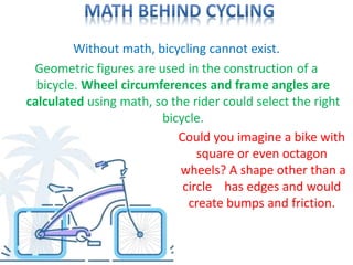 Math behind cycling PPT MADE BY NITYANT | PPTX