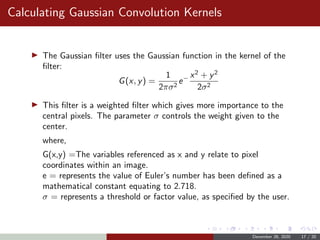Math behind the kernels | PPT