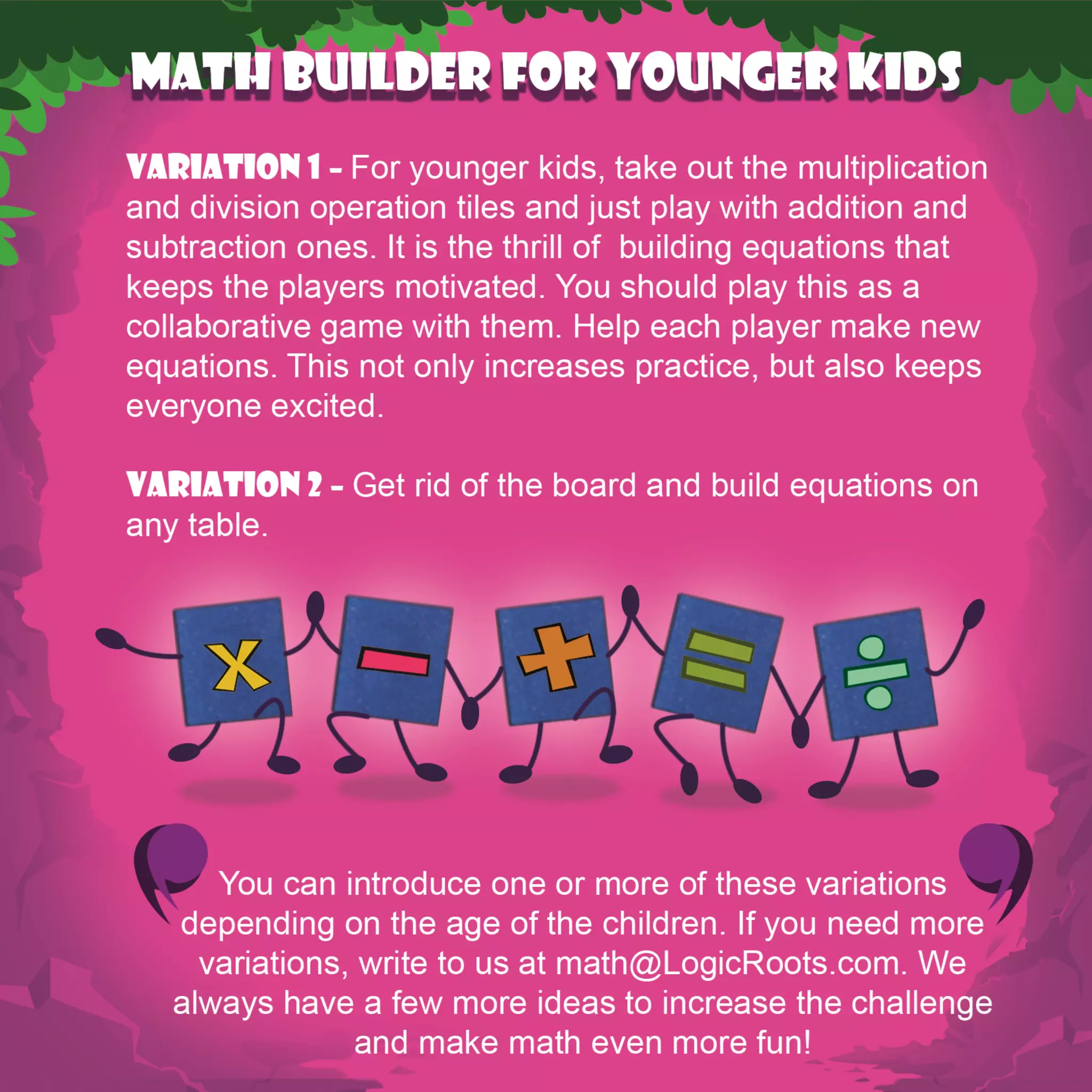 Math Builder Rule Book | PDF
