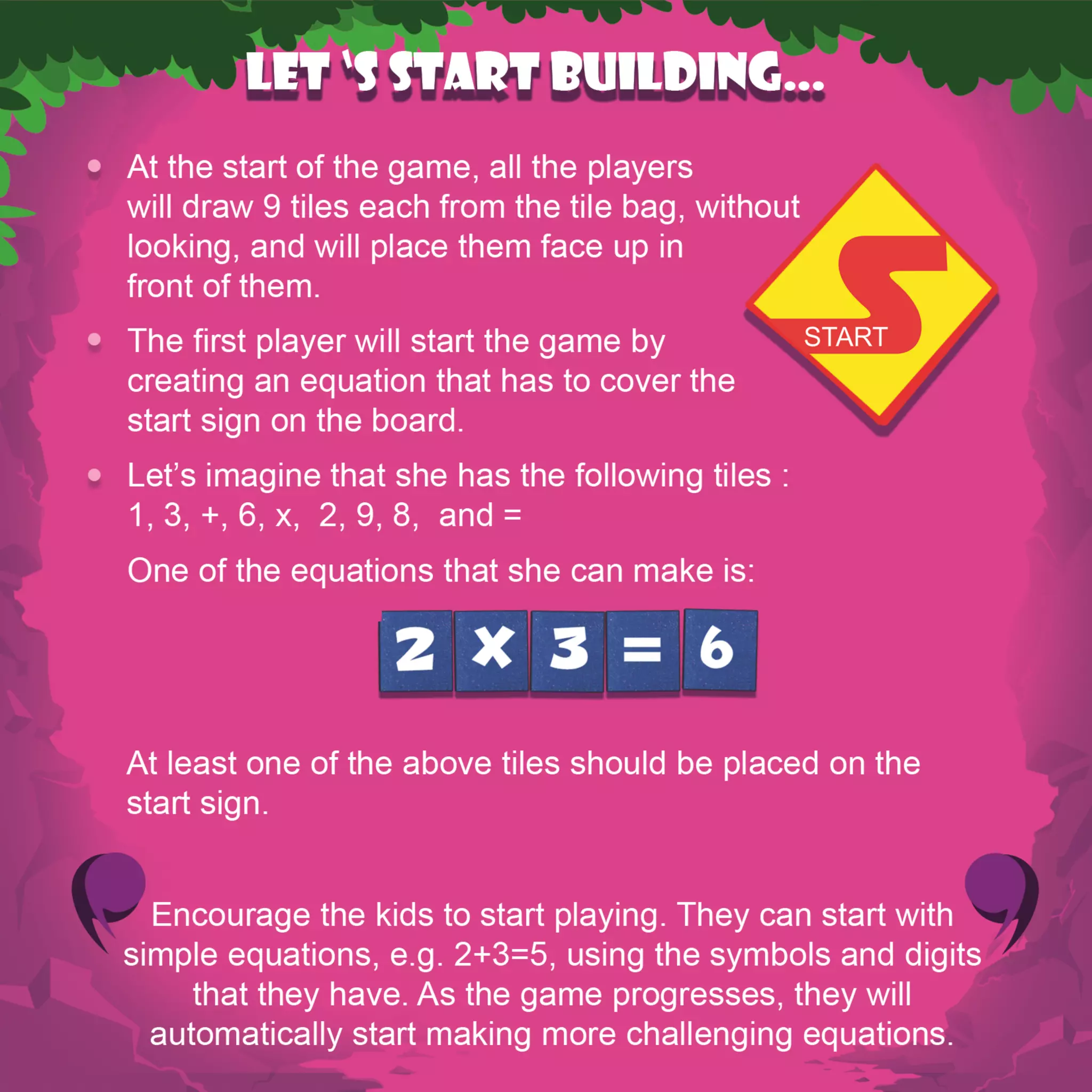 Math Builder Rule Book | PDF