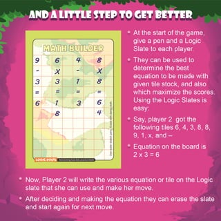 Math Builder Rule Book | PDF