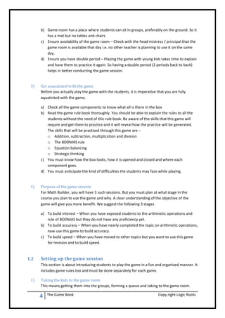 Arithmetic Board Game - Math Builder. 7 times more math practice | PDF