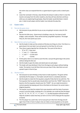 Arithmetic Board Game - Math Builder. 7 times more math practice | PDF