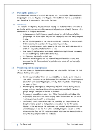 Arithmetic Board Game - Math Builder. 7 times more math practice | PDF