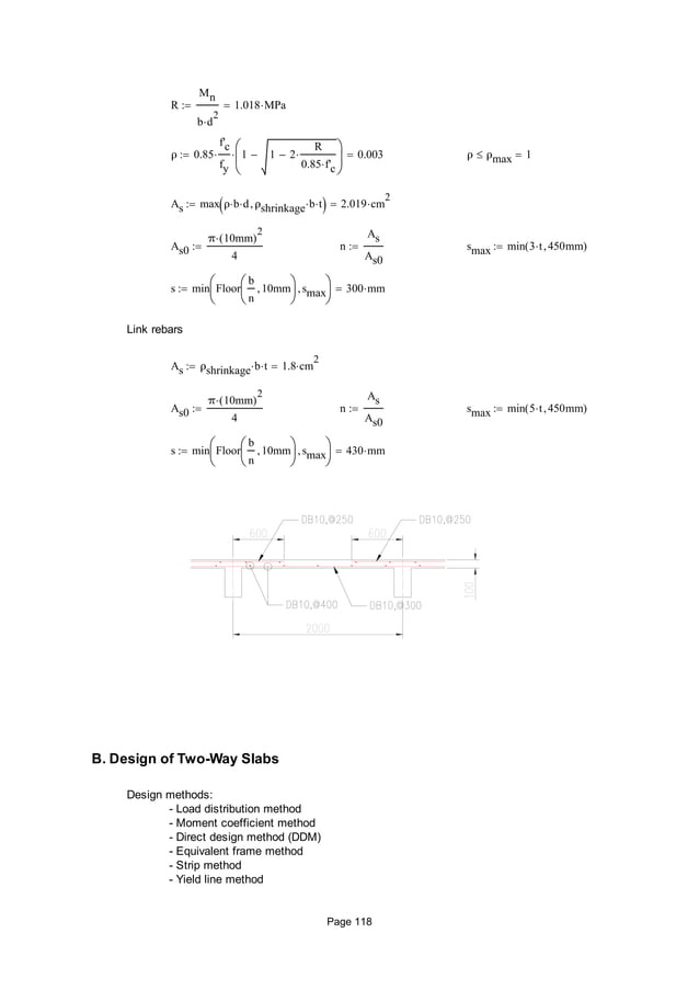 Mathcad 17-slab design | PDF