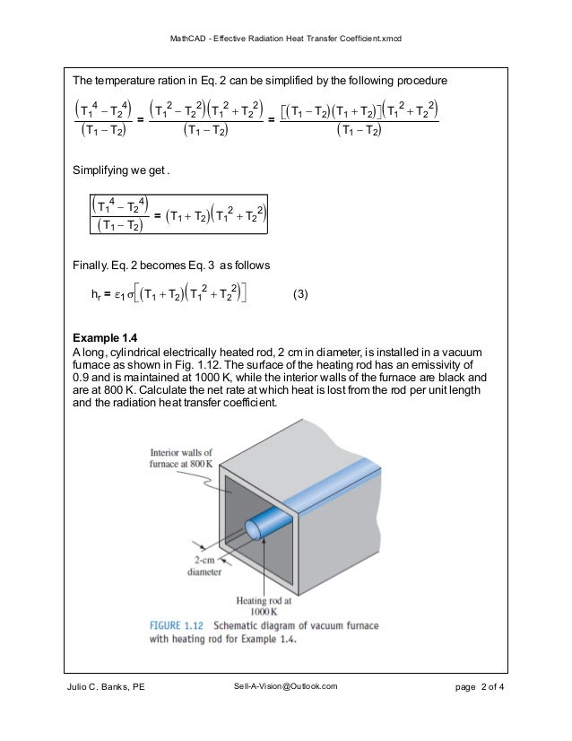 Math Cad Effective Radiation Heat Transfer Coefficient xmcd math-cad-effective-radiation-heat-transfer-coefficient-xmcd