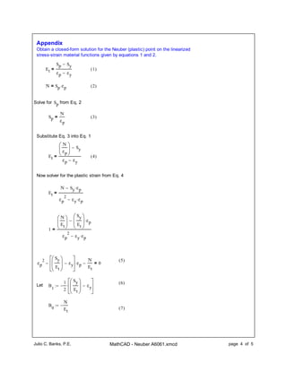 MathCAD Neuber A6061 | PDF