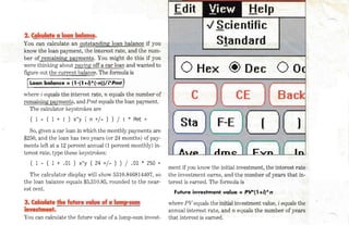 MathCAD seven common financial computations | PDF