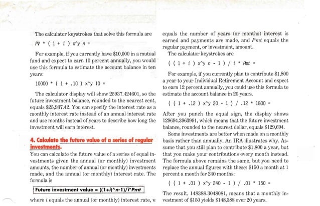 MathCAD seven common financial computations | PDF