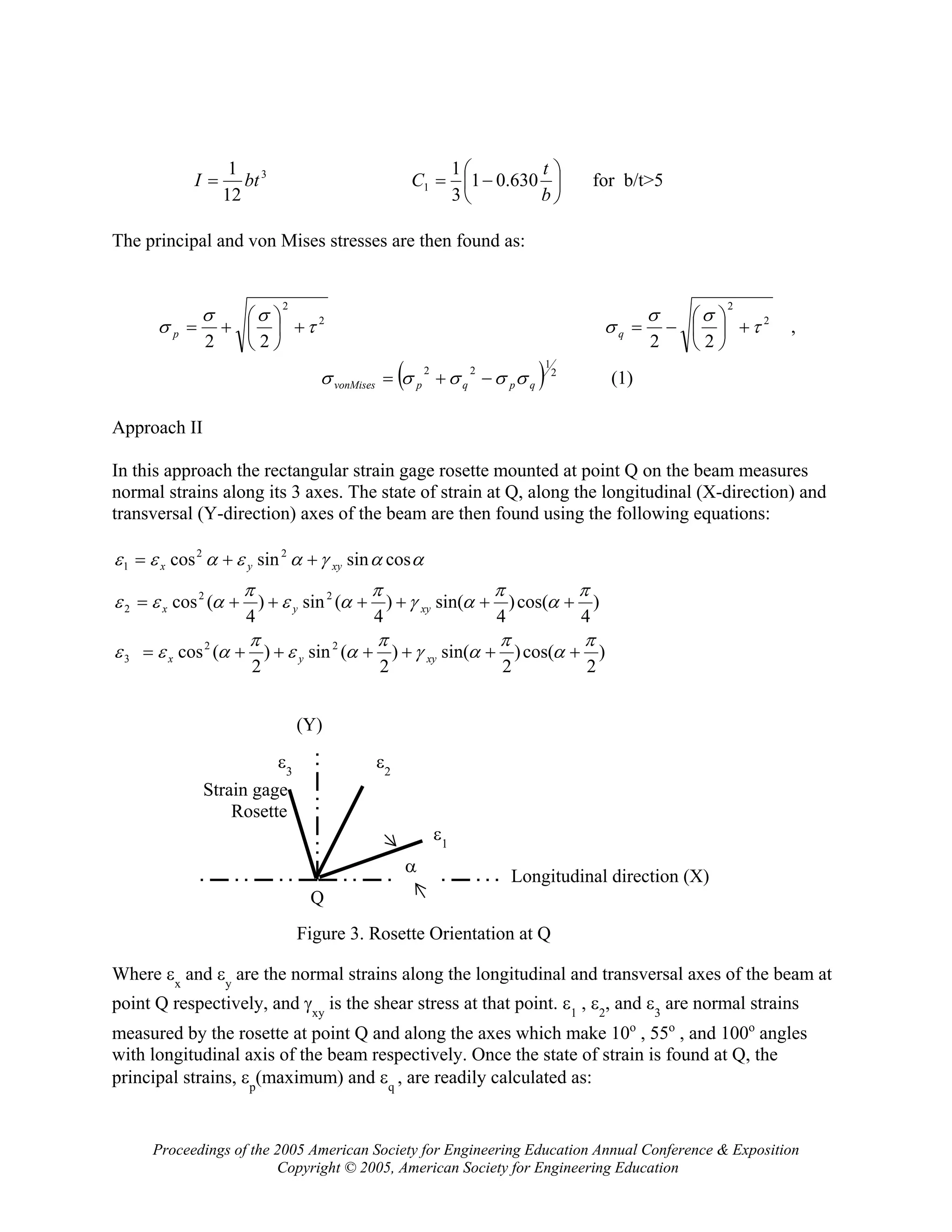 Math cad vm-001 stress-strain transformations | PDF | Physics | Science