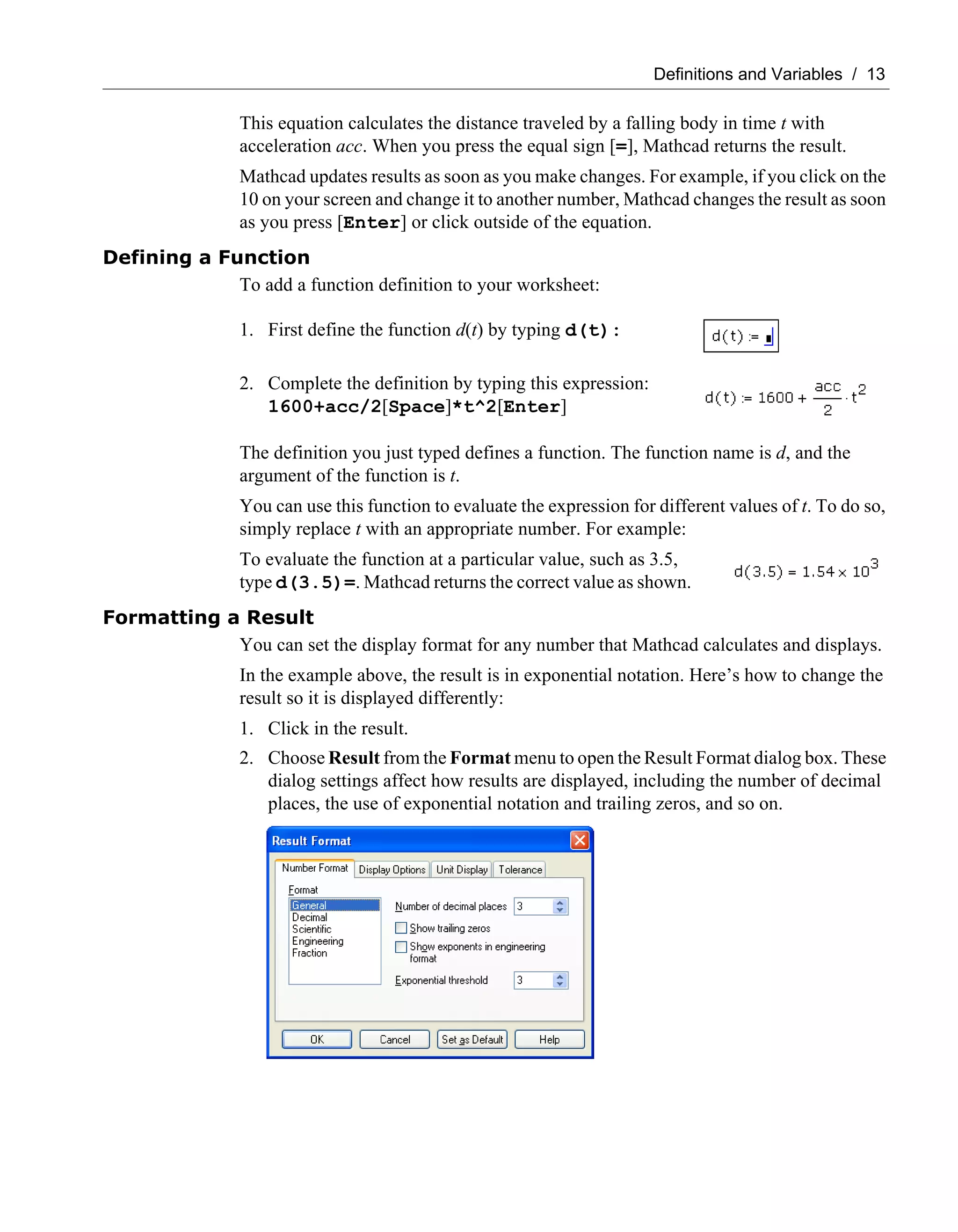 Math cad 14 user manual | PDF