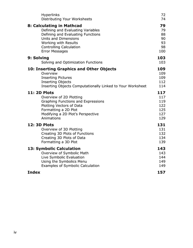 Math cad 14 user manual | PDF | Desktop Publishing | Computer Software and Applications