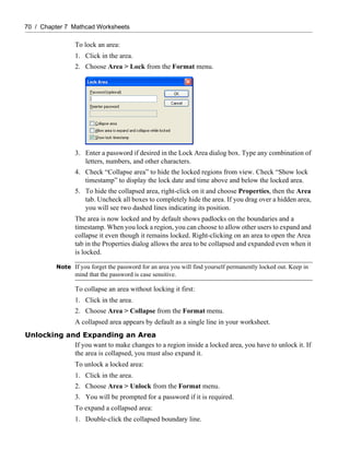 Math cad 14 user manual | PDF