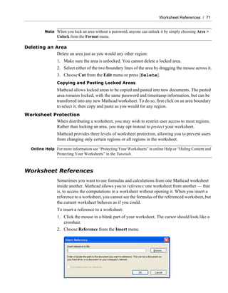 Math cad 14 user manual | PDF