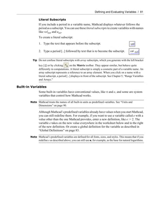 Math cad 14 user manual | PDF